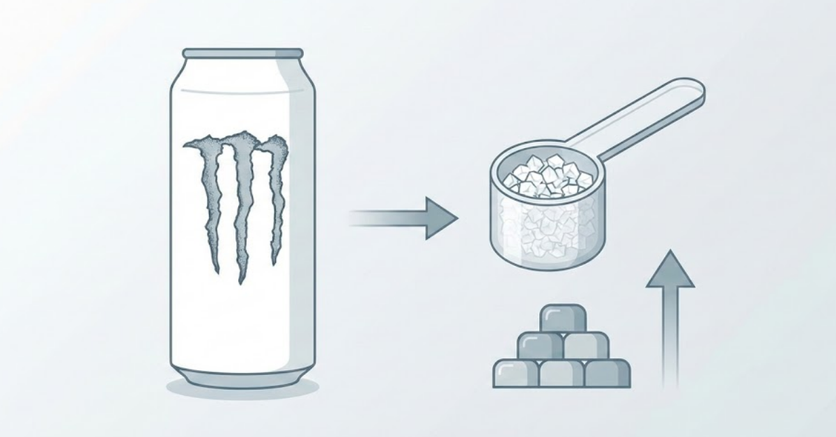How Many Milligrams Of Caffeine Are In White Monster? | Per Can Facts