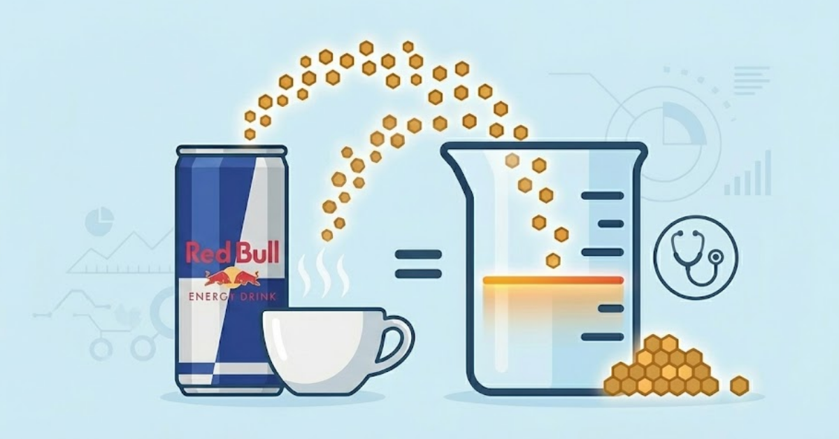How Many Red Bulls Equal A Cup Of Coffee? | Rules & Math
